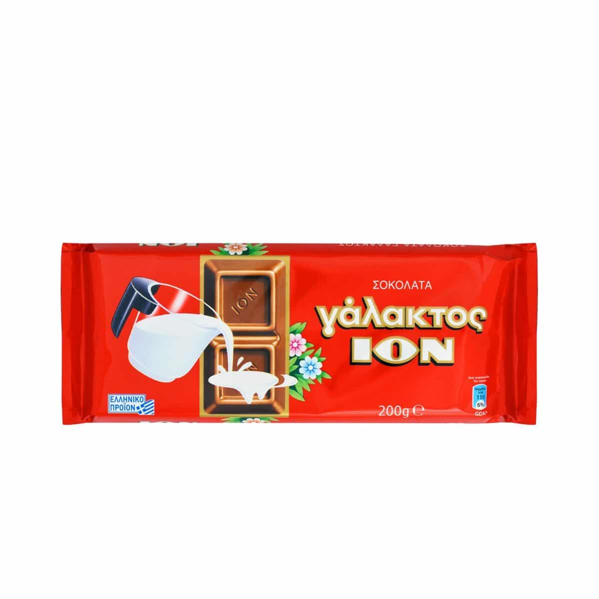 Ion Milk Chocolate / Σοκολάτα Γάλακτος 200g