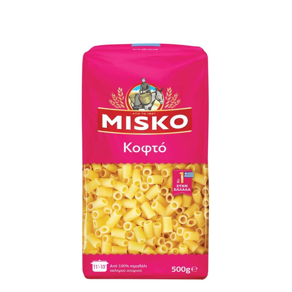 Misko Greek short-cut pasta / Misko Μακαρονάκι Κοφτό 500g